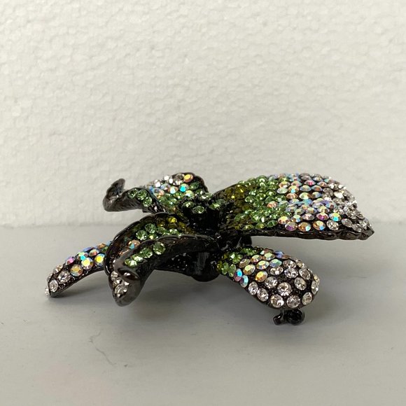LOUIS STERN | Jewelry | Vintage Louis Stern Ls Signed Rhinestone Orchid ...